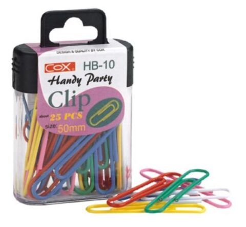 CLIPS JUMBO DE COLORES COX 50 MM 100 UNIDADES | MAYC Suministros